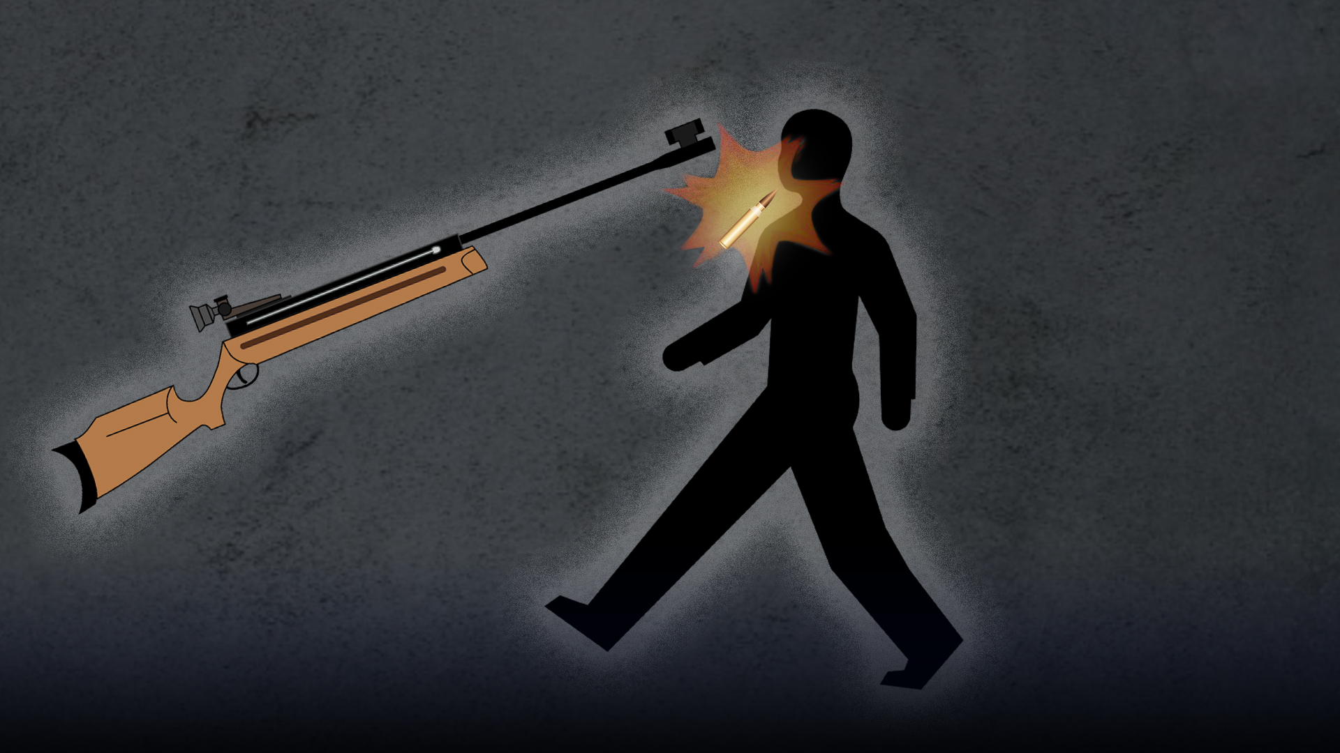 A man was shot in the face by an aerial bullet while walking down the ...